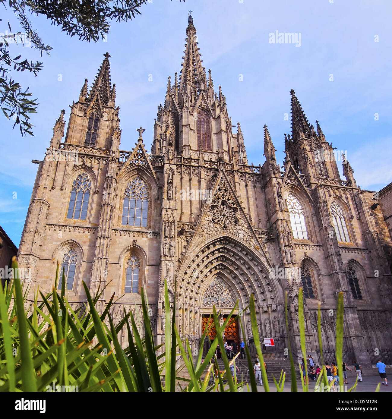 The Cathedral of the Holy Cross and Saint Eulalia in Barcelona ...