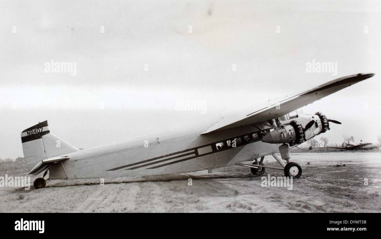 This image showcases the Ford 4-AT-E, an early American aircraft used ...