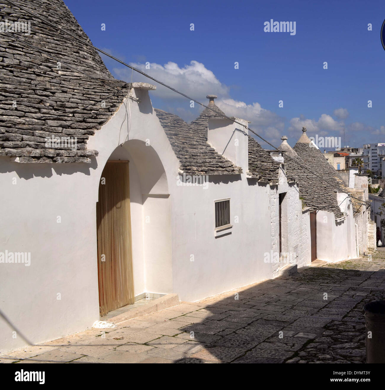 Alberobello,'Trulli' style houses with decorative style rooves each ...