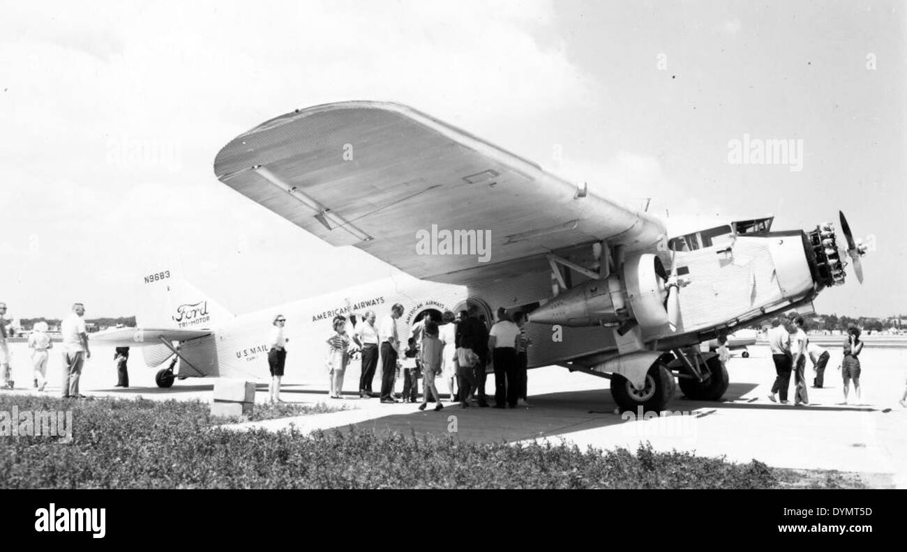 The Ford 5-AT-B, N9683, was a large, multi-engine passenger aircraft ...
