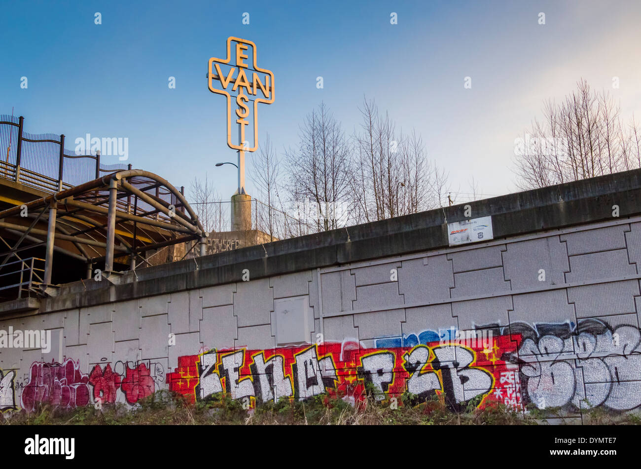 East Van cross, Monument for East Vancouver by artist Ken Lum ...