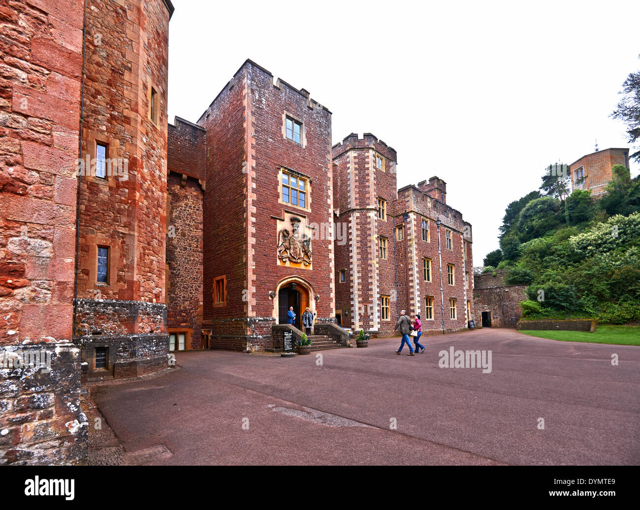 Dunster Castle is a former motte and bailey castle, now a country house ...