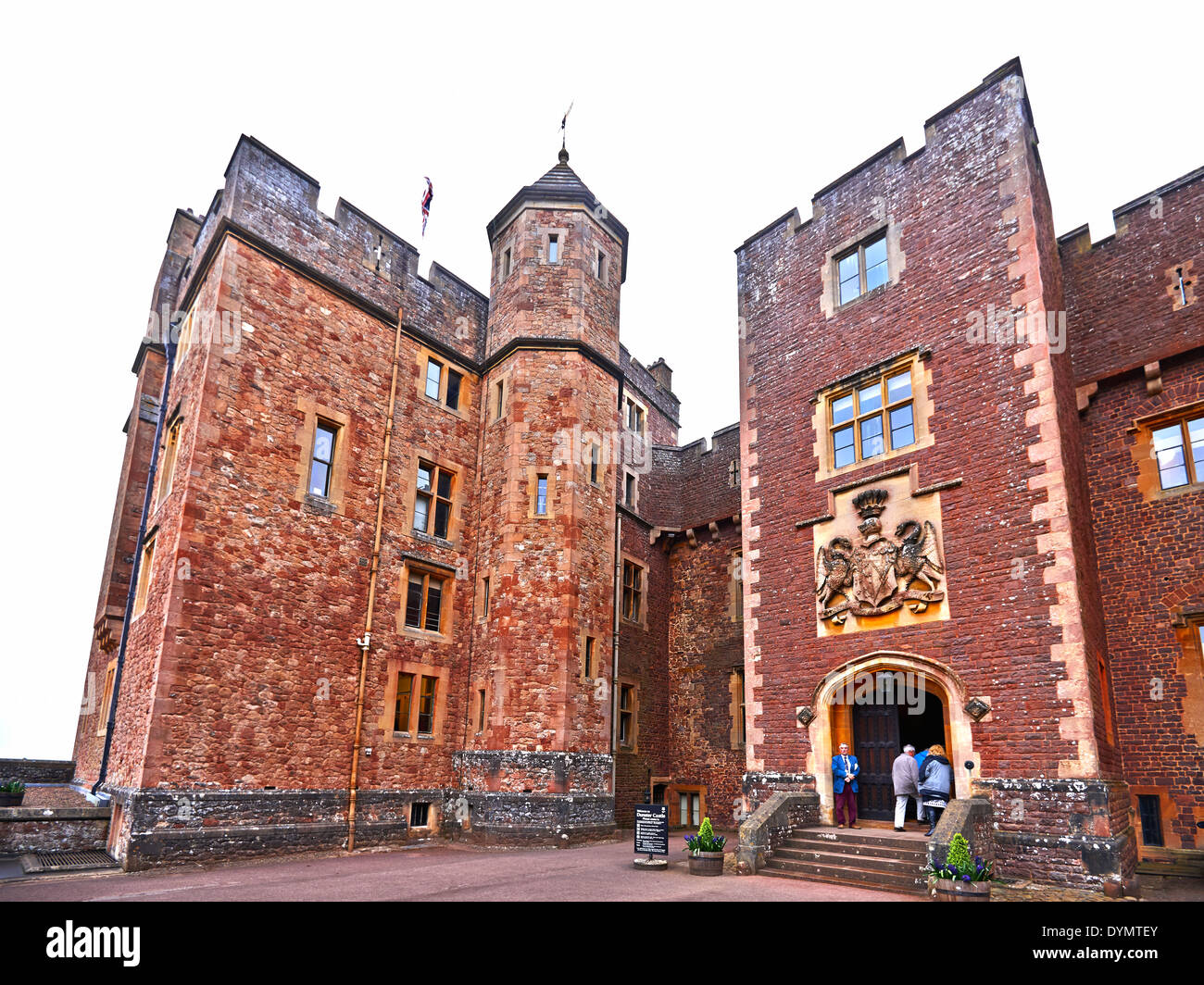 Dunster Castle is a former motte and bailey castle, now a country house ...