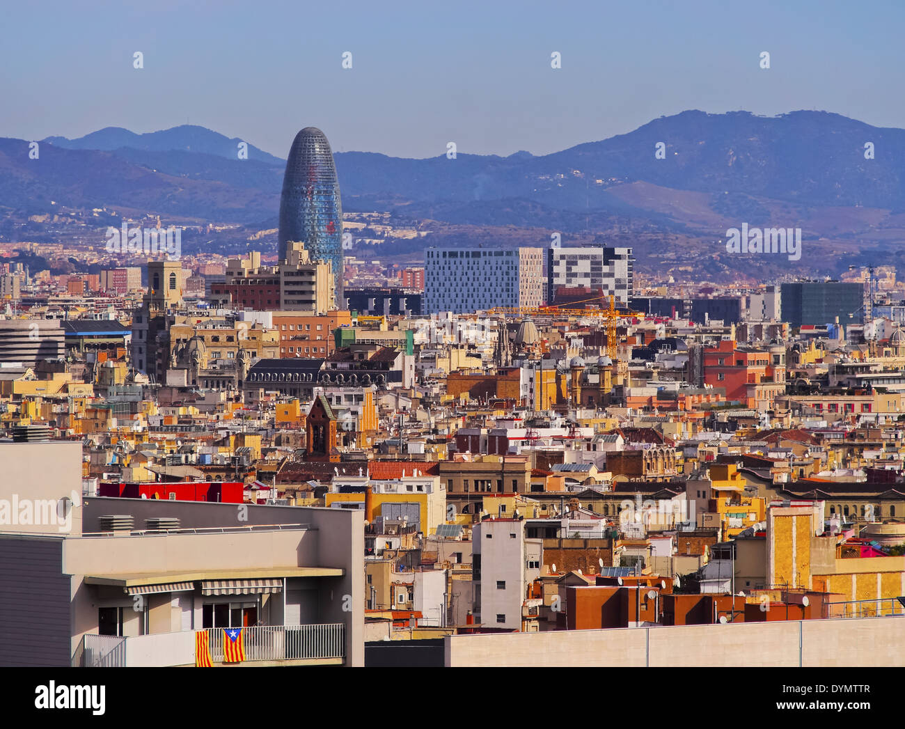 Barcelona cityscape skyline hi-res stock photography and images - Alamy