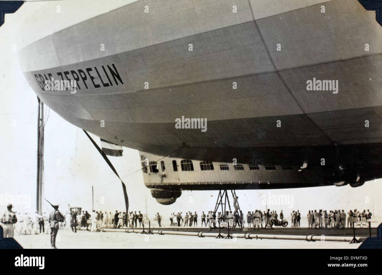 This image from the AL 2 Rowell Album shows the airship control car of ...