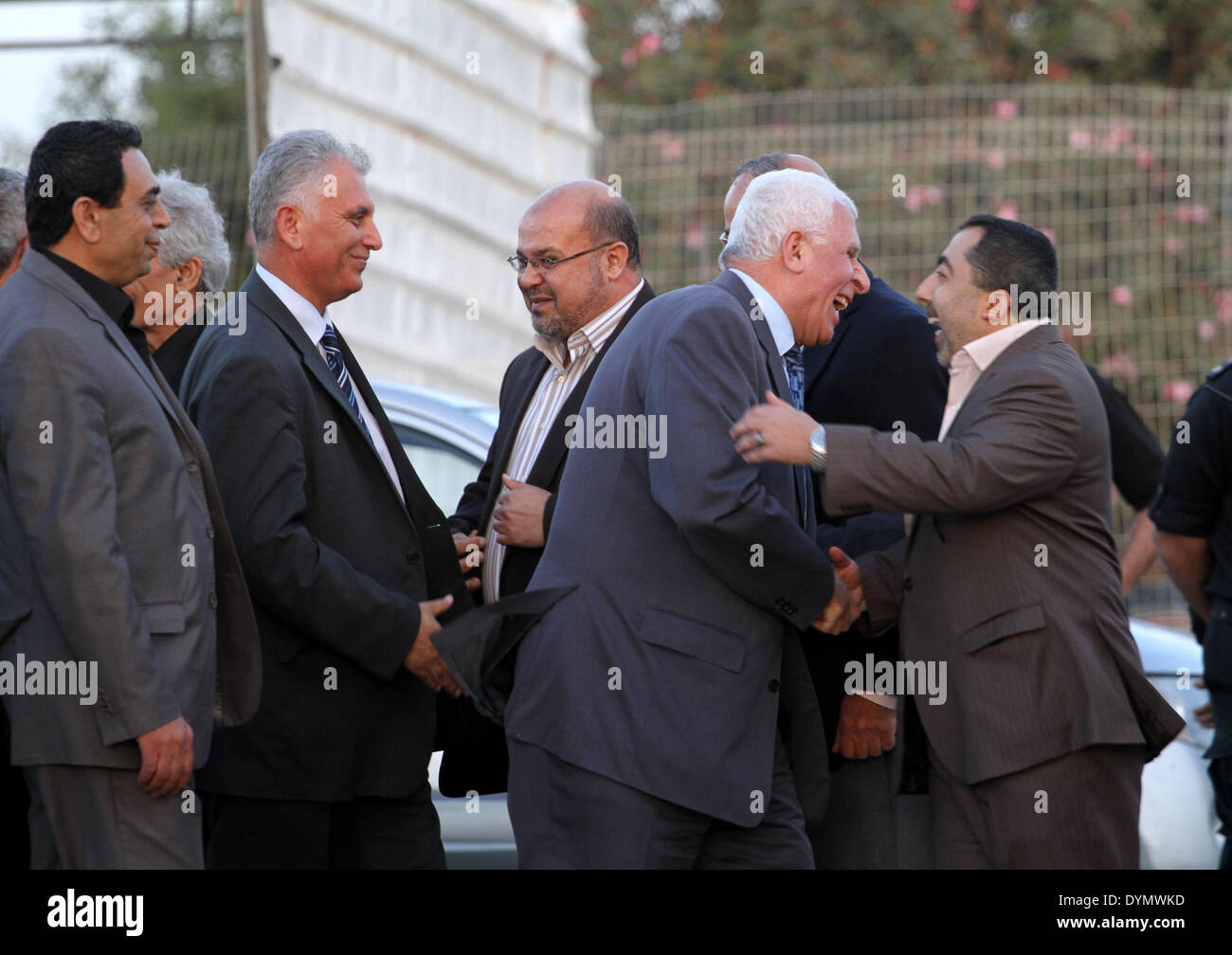 Erez Crossing, Gaza Strip, Palestinian Territory. 22nd Apr, 2014. The ...