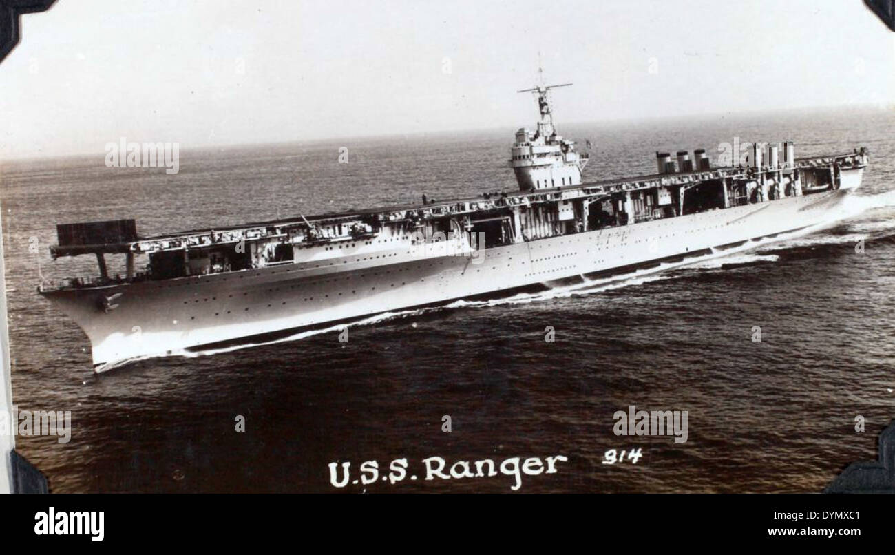 The USS Ranger (CV-4) was an aircraft carrier in the U.S. Navy ...