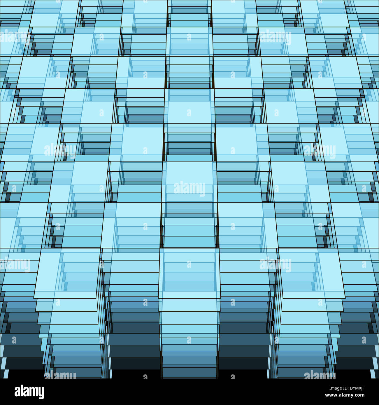 Perspective geometric template Stock Photo - Alamy