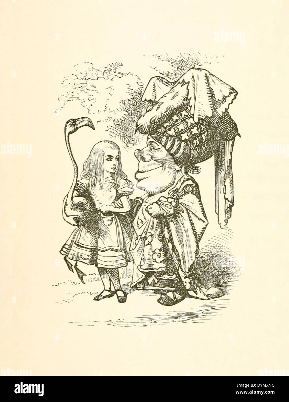John Tenniel (1820-1914) illustration from Lewis Carroll's 'Alice in ...