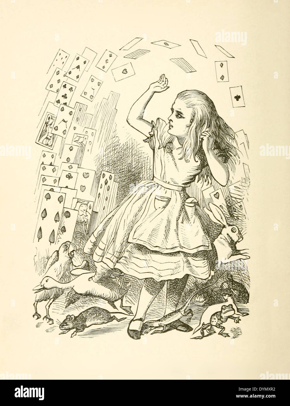 John Tenniel (1820-1914) illustration from Lewis Carroll's 'Alice in ...