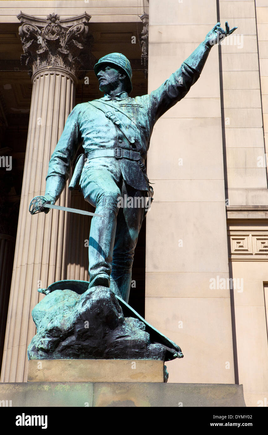 Statue of Major General William Earle situated outside St. George's ...