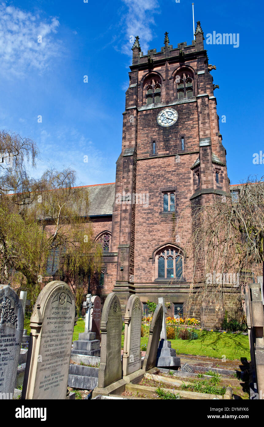 St. Peter's Church in Woolton, Liverpool Stock Photo - Alamy