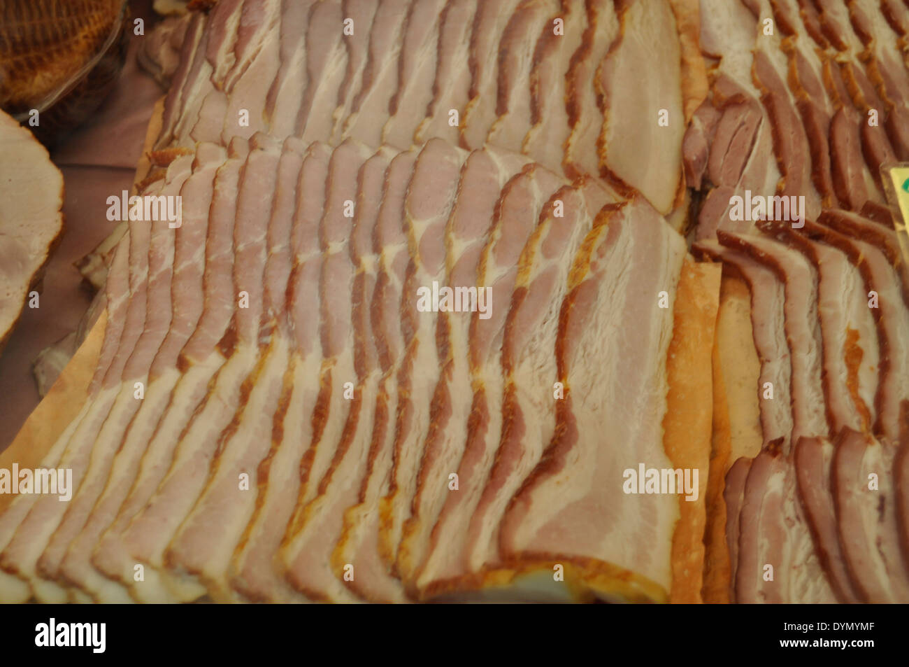 bacon at St. Jacobs market Stock Photo - Alamy