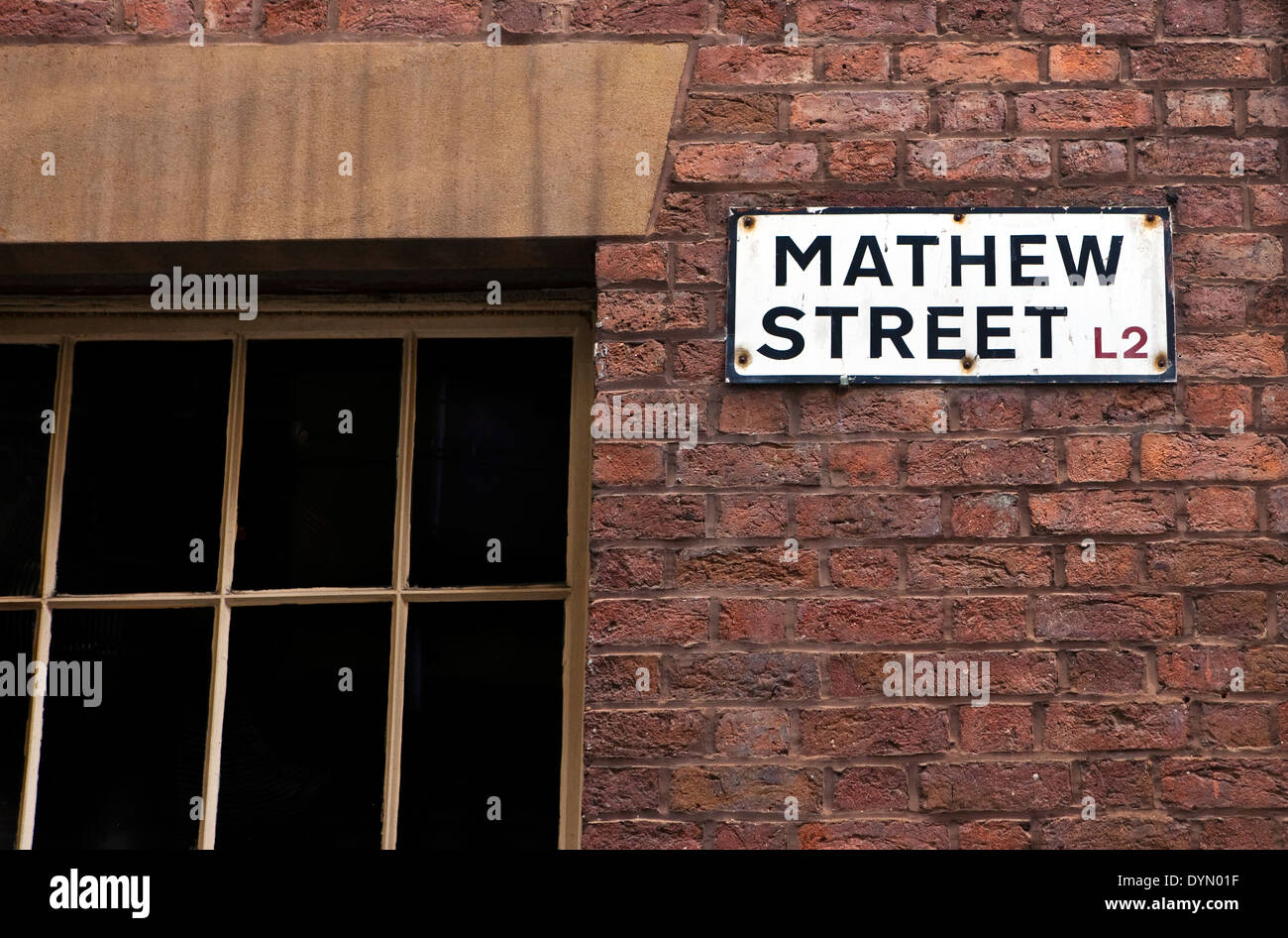 Mathew Street in Liverpool is famous for being the home of The Cavern ...