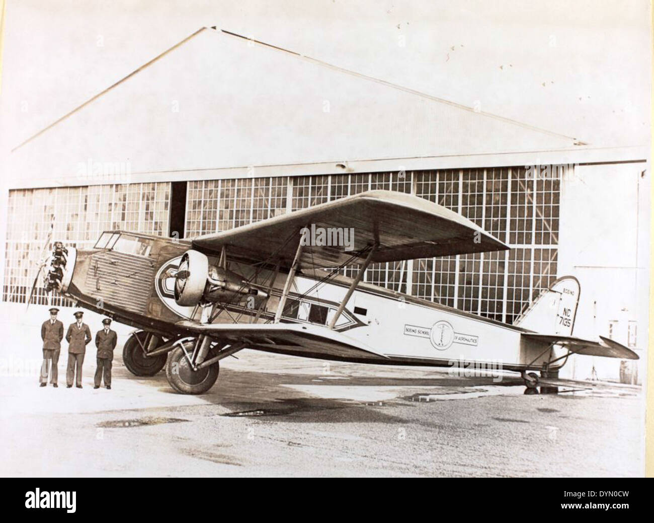 The Boeing Model 80, an early airliner, was utilized by Boeing Air ...