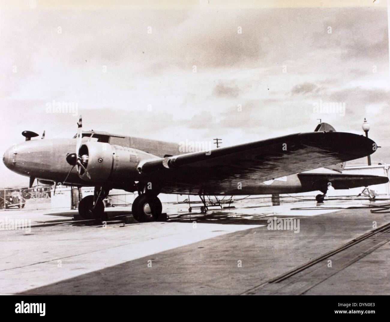 The Boeing 247-D, operated by United Airlines and powered by a Pratt ...