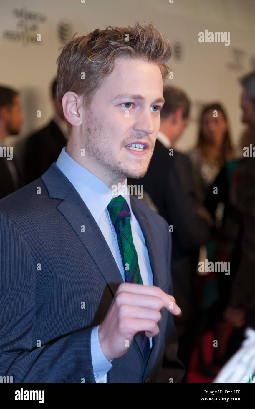 New York, NY, USA - April 21, 2014: Actor Gavin Stenhouse attends ...