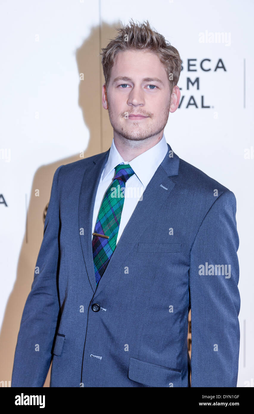 New York, NY, USA - April 21, 2014: Actor Gavin Stenhouse attends ...