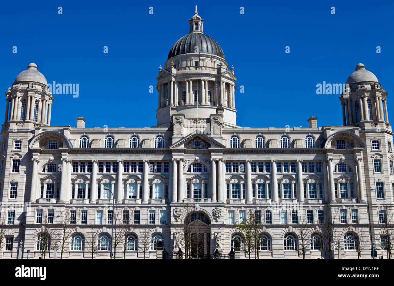 The historic Port of Liverpool Building situated on the Pier Head in ...