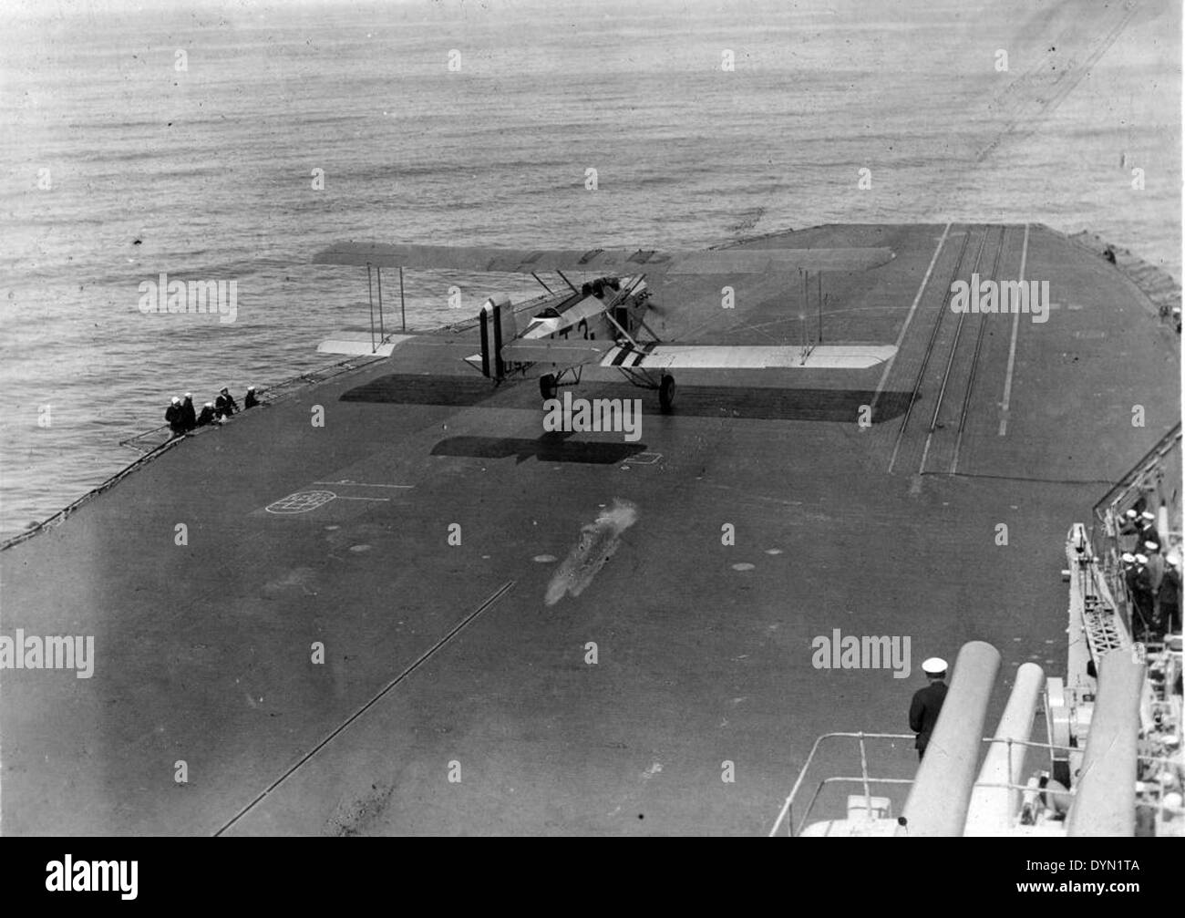 This photo showcases the Martin T3M-1, an aircraft assigned to VT-1 ...
