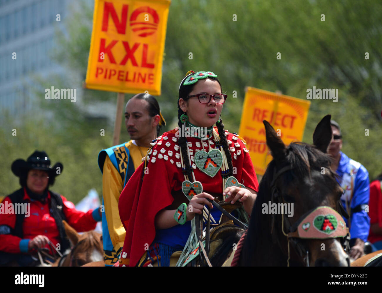 Kxl protesters hi-res stock photography and images - Alamy