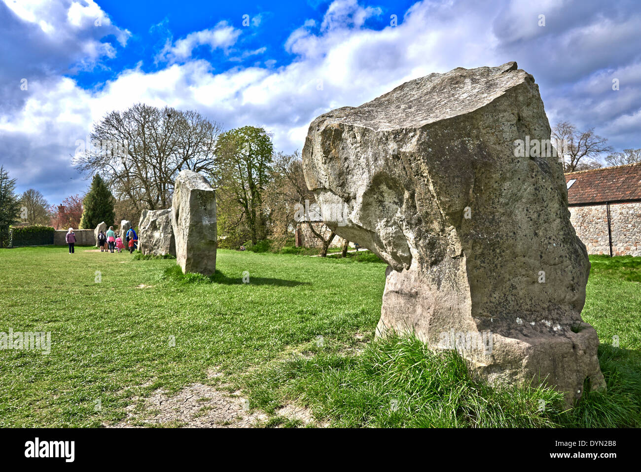 Avebury is a Neolithic henge monument containing three stone circles ...