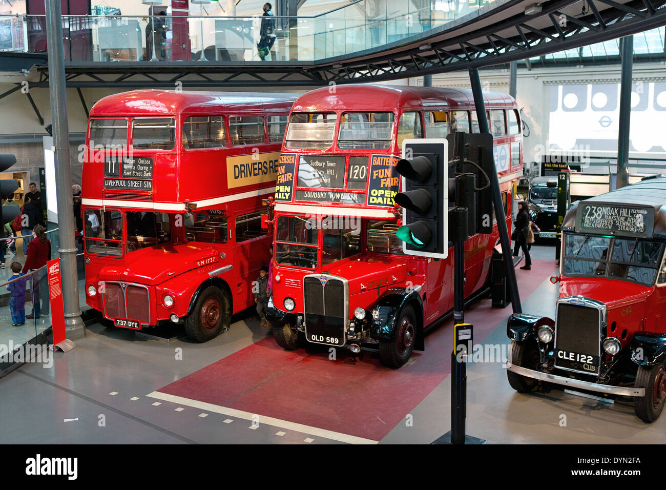 Buses in museum london transport hi-res stock photography and images ...