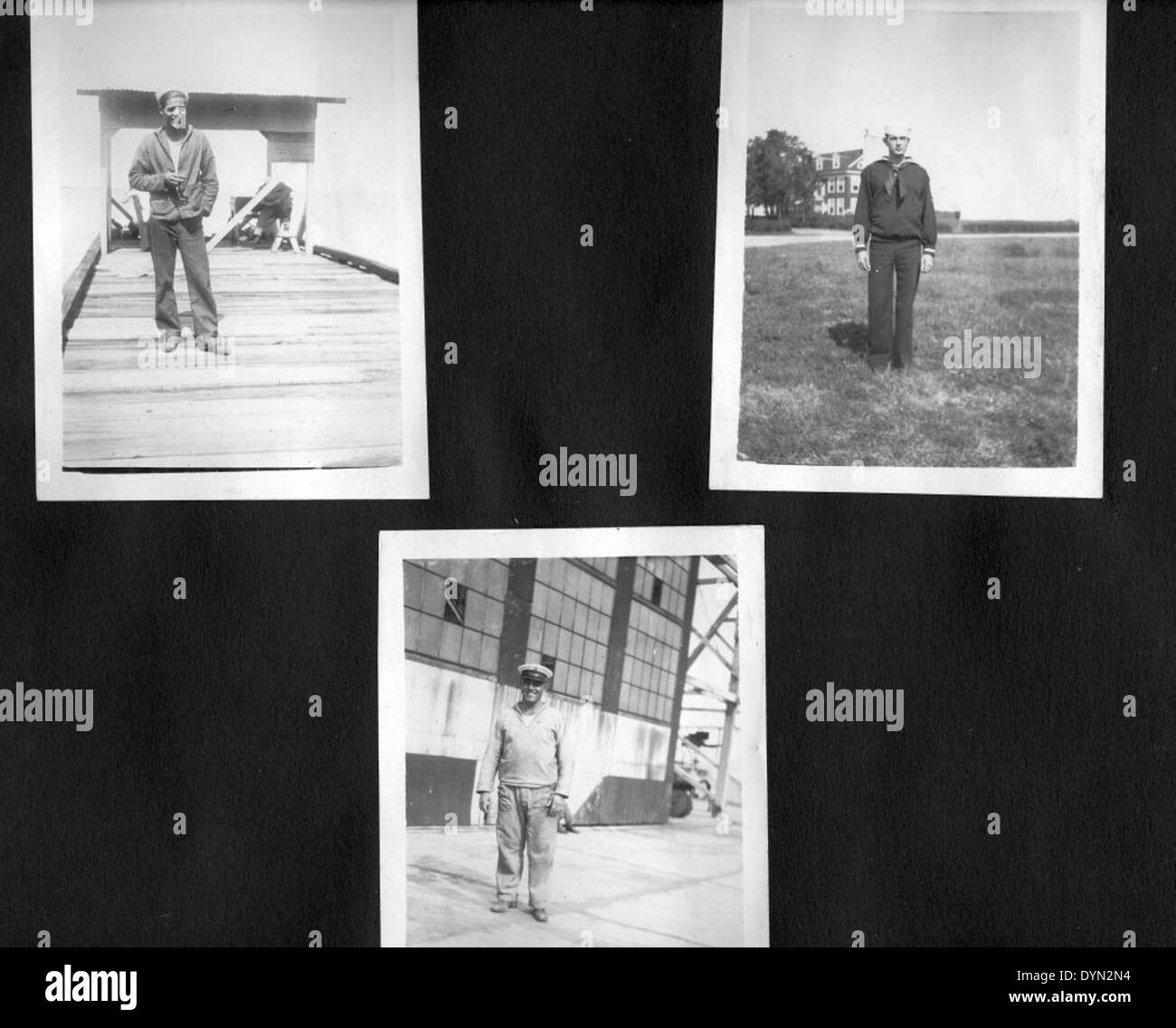 Sailors from naval base Black and White Stock Photos & Images - Alamy