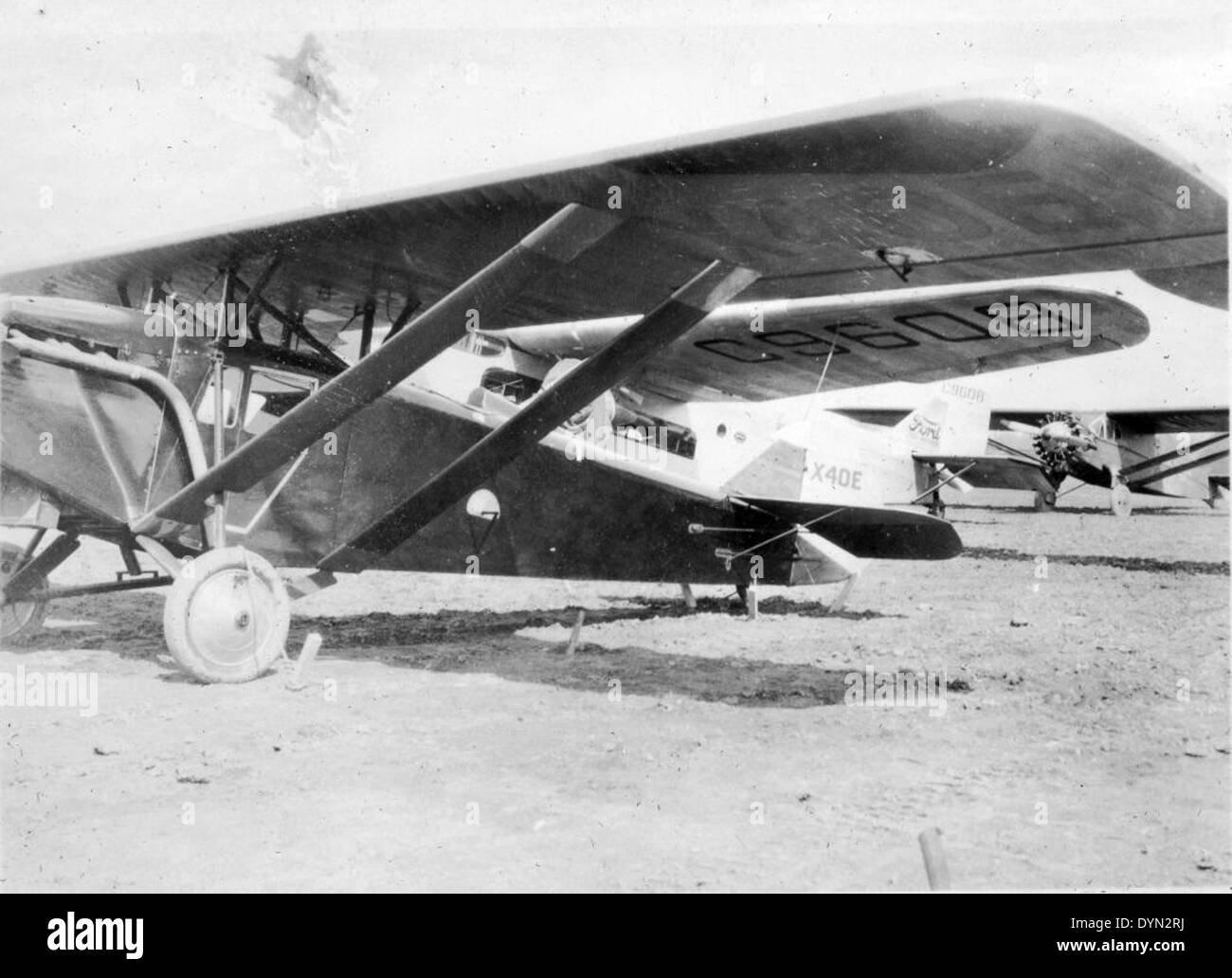 The Beebe Parasol Cabin, NX40E, was an early amphibious aircraft used ...