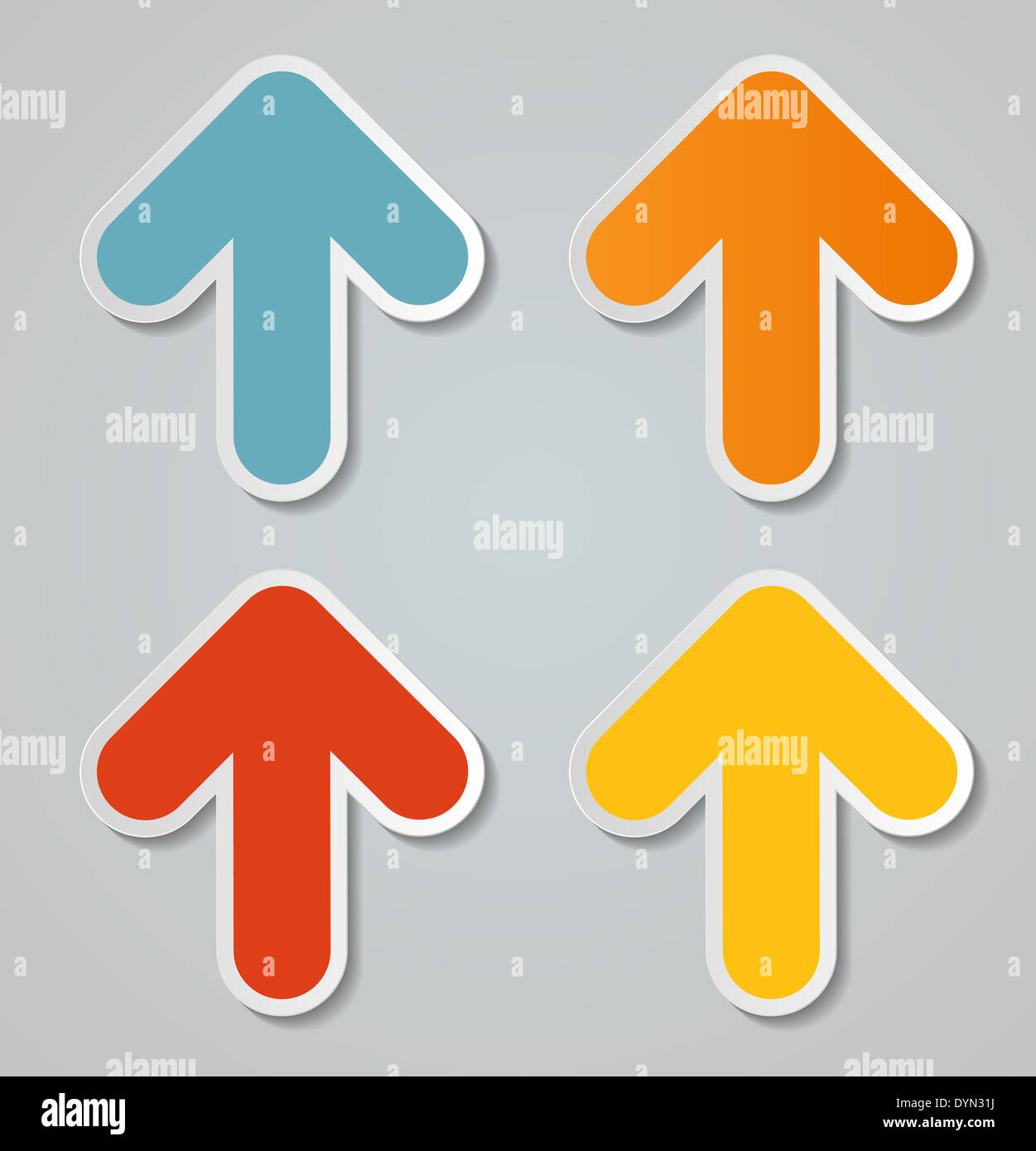 Infographic Arrow Icon. Vector Illustration Stock Photo - Alamy