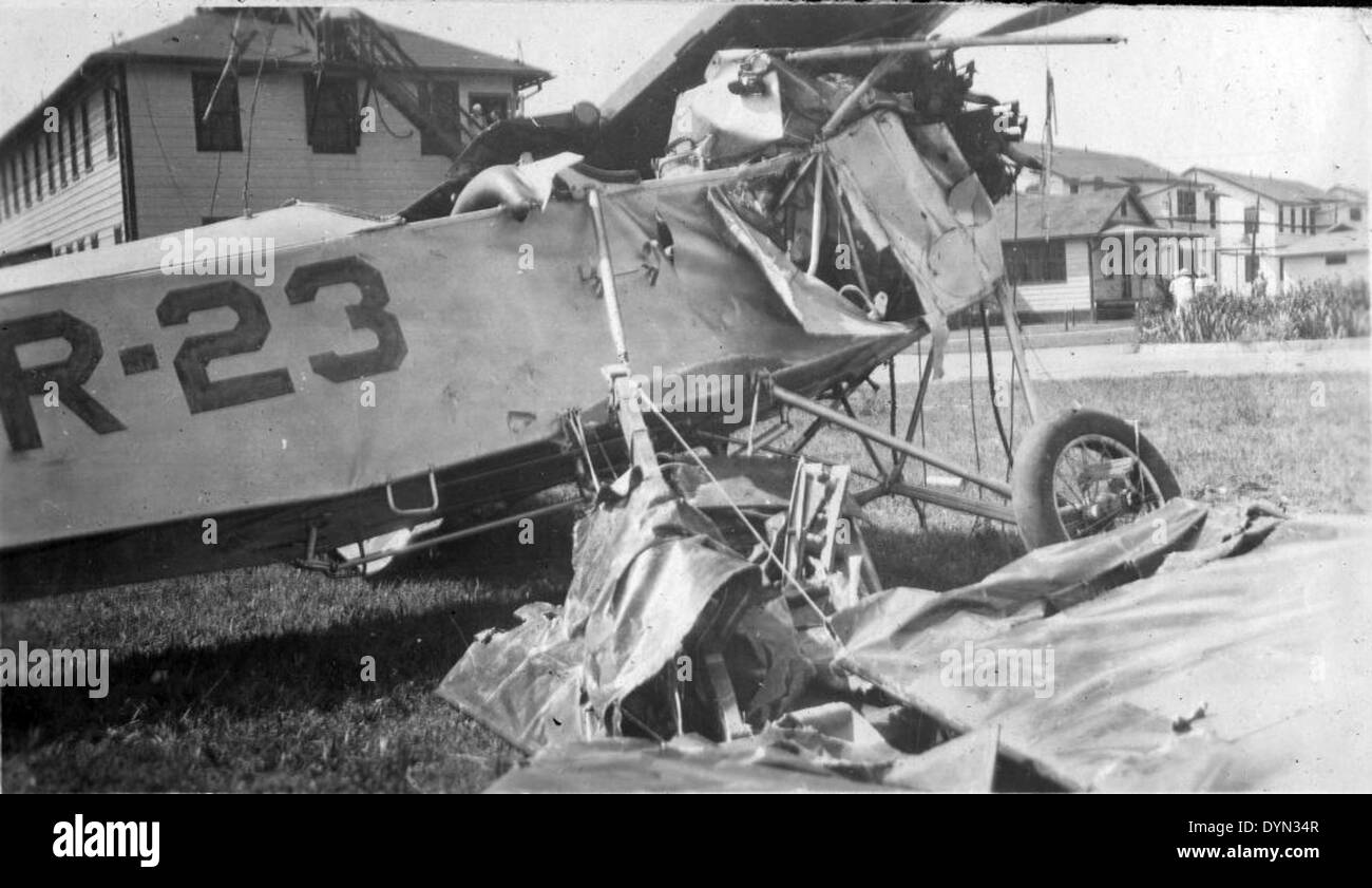 The AL009A 136 Consolidated N2Y-1, a training aircraft, was involved in ...