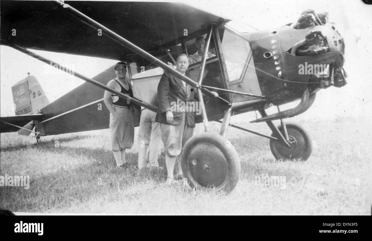 The Curtiss Robin C, a civilian light aircraft, was adapted for use by ...