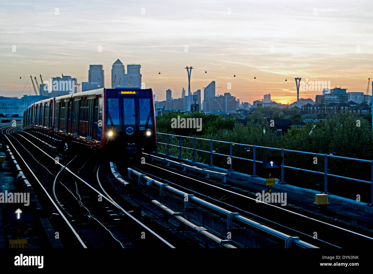 Dlr tracks hi-res stock photography and images - Alamy