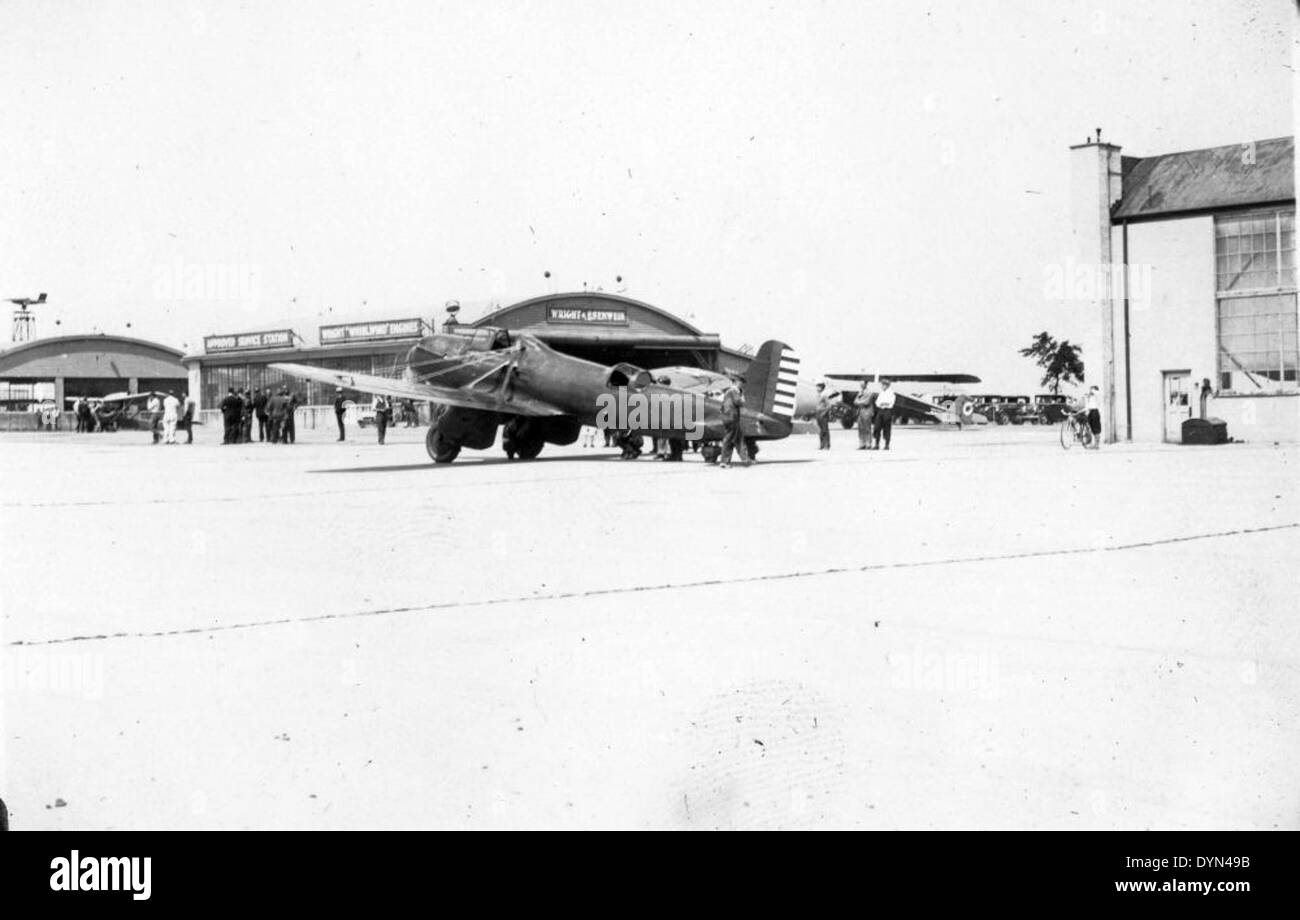 The Curtiss A-8 Shrike, a reconnaissance aircraft used by the U.S. Navy ...
