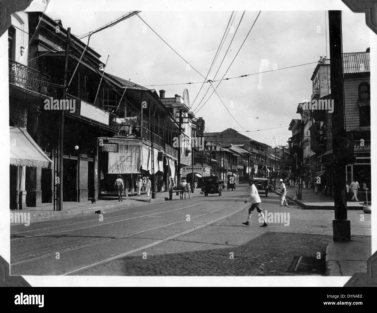 This image depicts a U.S. Navy aircraft in the Canal Zone, a crucial ...
