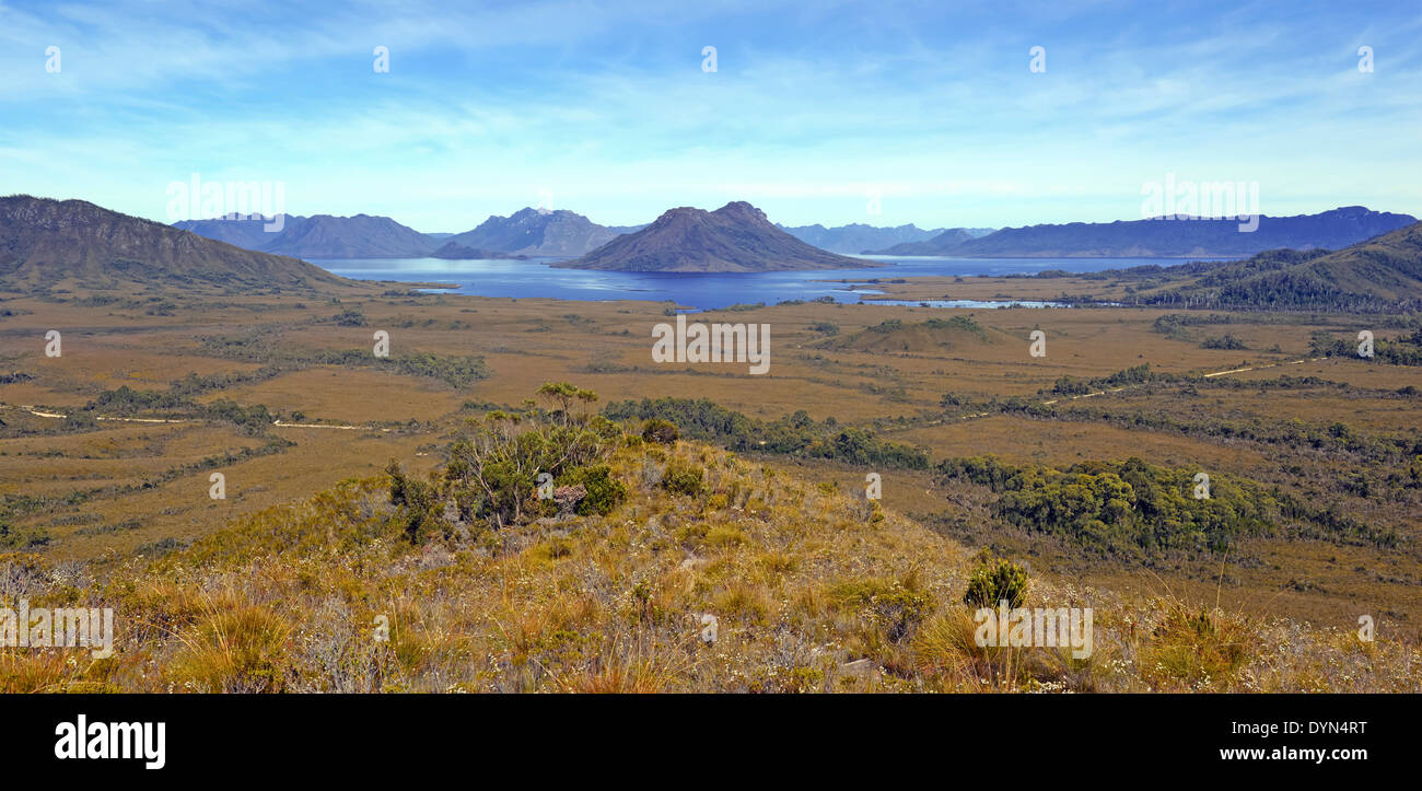 Remote landscape of Southwest National Park, Tasmania Stock Photo - Alamy