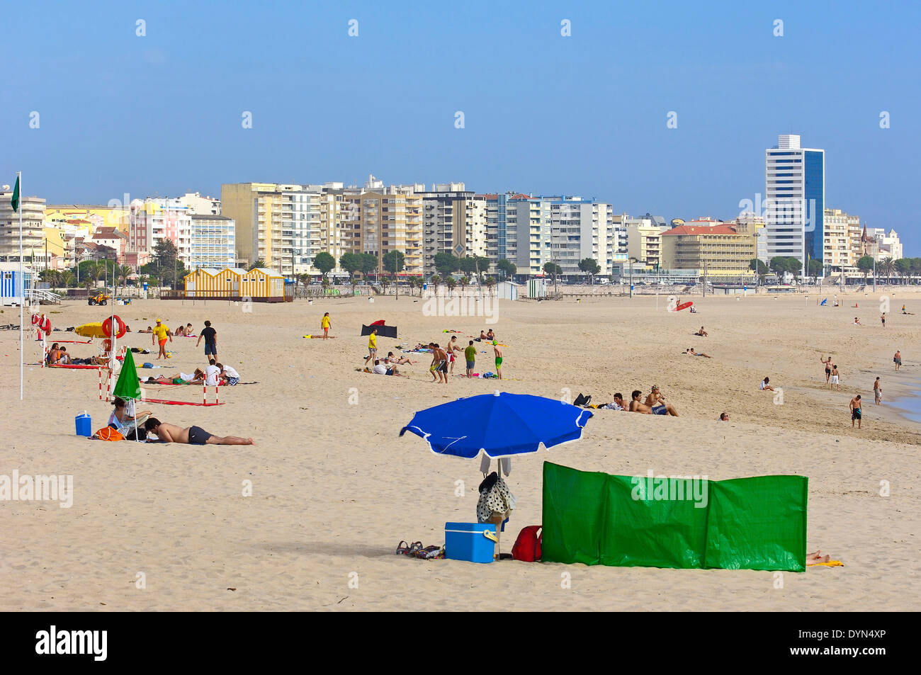 Figueira da Foz beach, Beira Litotal, Coimbra district, Portugal Stock ...