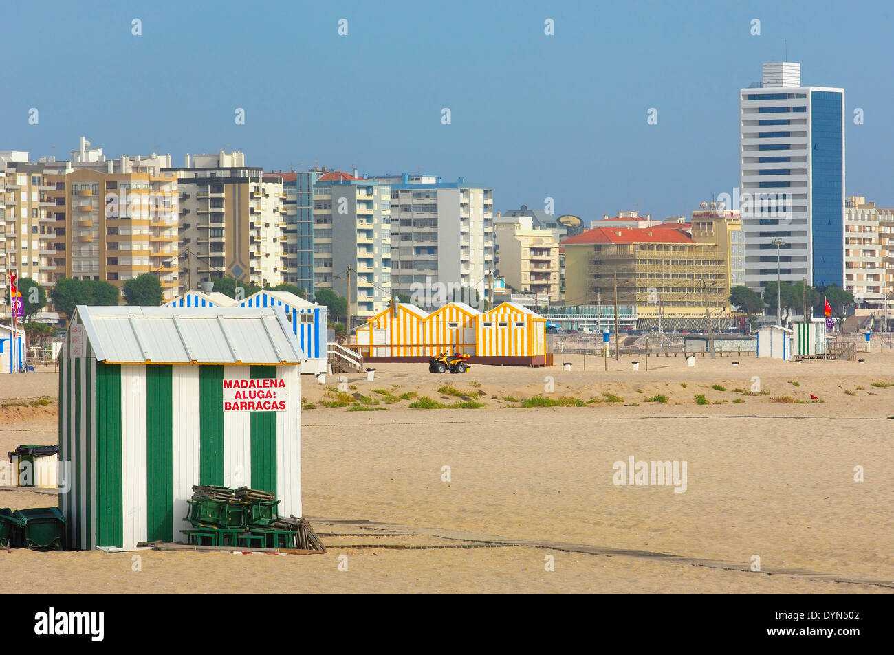 Figueira da Foz beach, Beira Litotal, Coimbra district, Portugal Stock ...