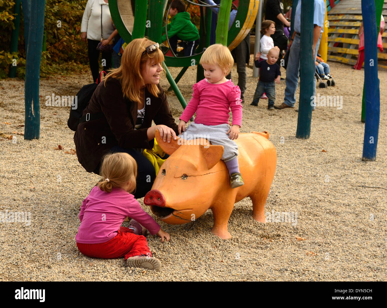 Playground ride hi-res stock photography and images - Alamy