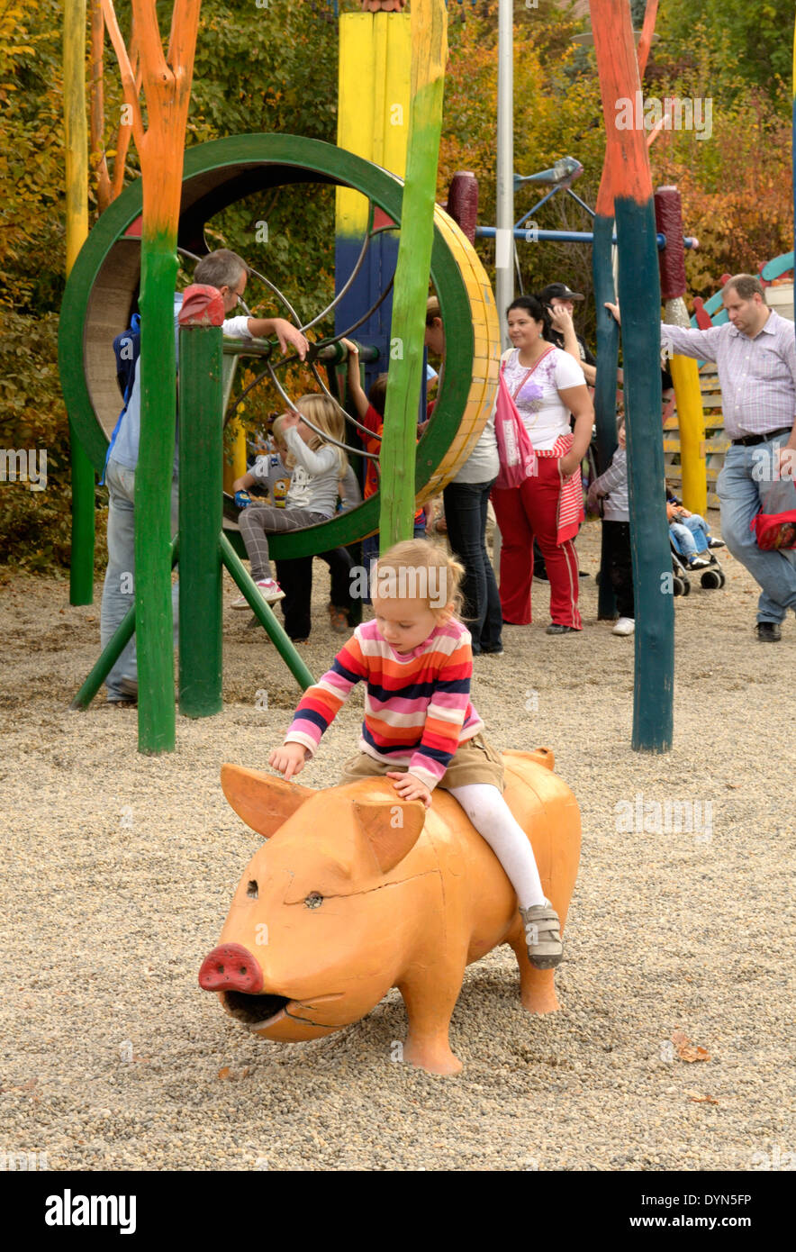 Playground ride hi-res stock photography and images - Alamy