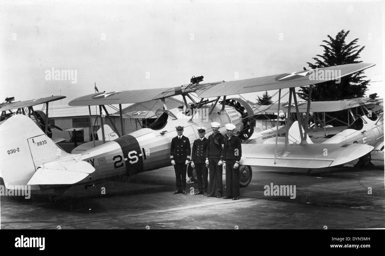 The Vought O3U-2, BuNo 8935, was a biplane used by the U.S. Navy ...