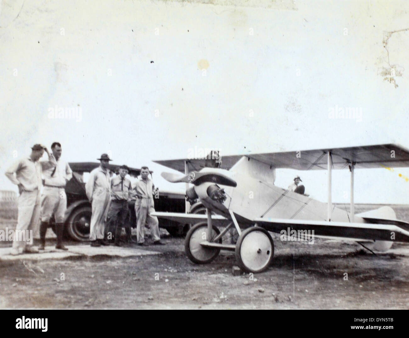 This image showcases the Spirit of St. Louis replica, an iconic ...