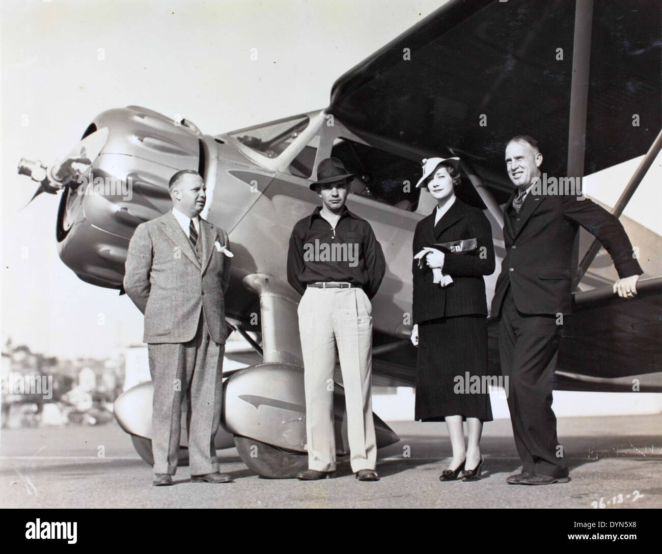 The Spirit of St. Louis, piloted by Charles Lindbergh, is showcased in this image. Lindbergh’s ...