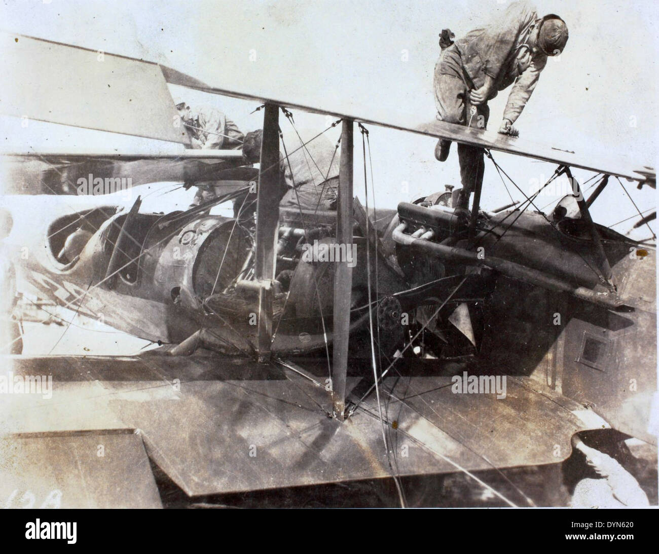 This photograph features the Spirit of St. Louis, a key aircraft in the ...