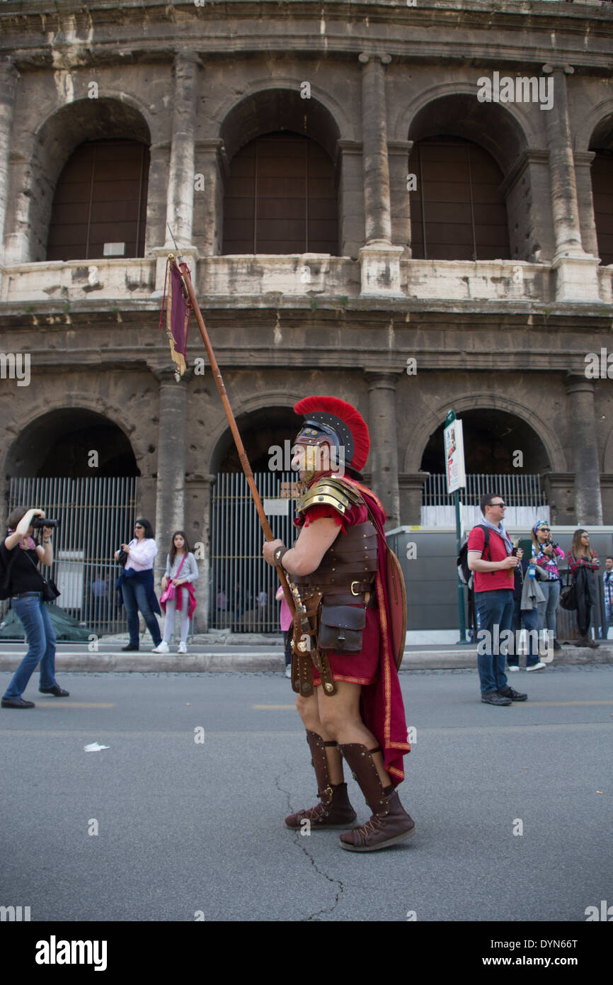 Birthday of Rome - Celebration and pageant Stock Photo - Alamy