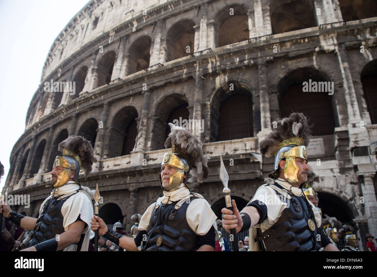 Birthday of Rome - Celebration and pageant Stock Photo - Alamy