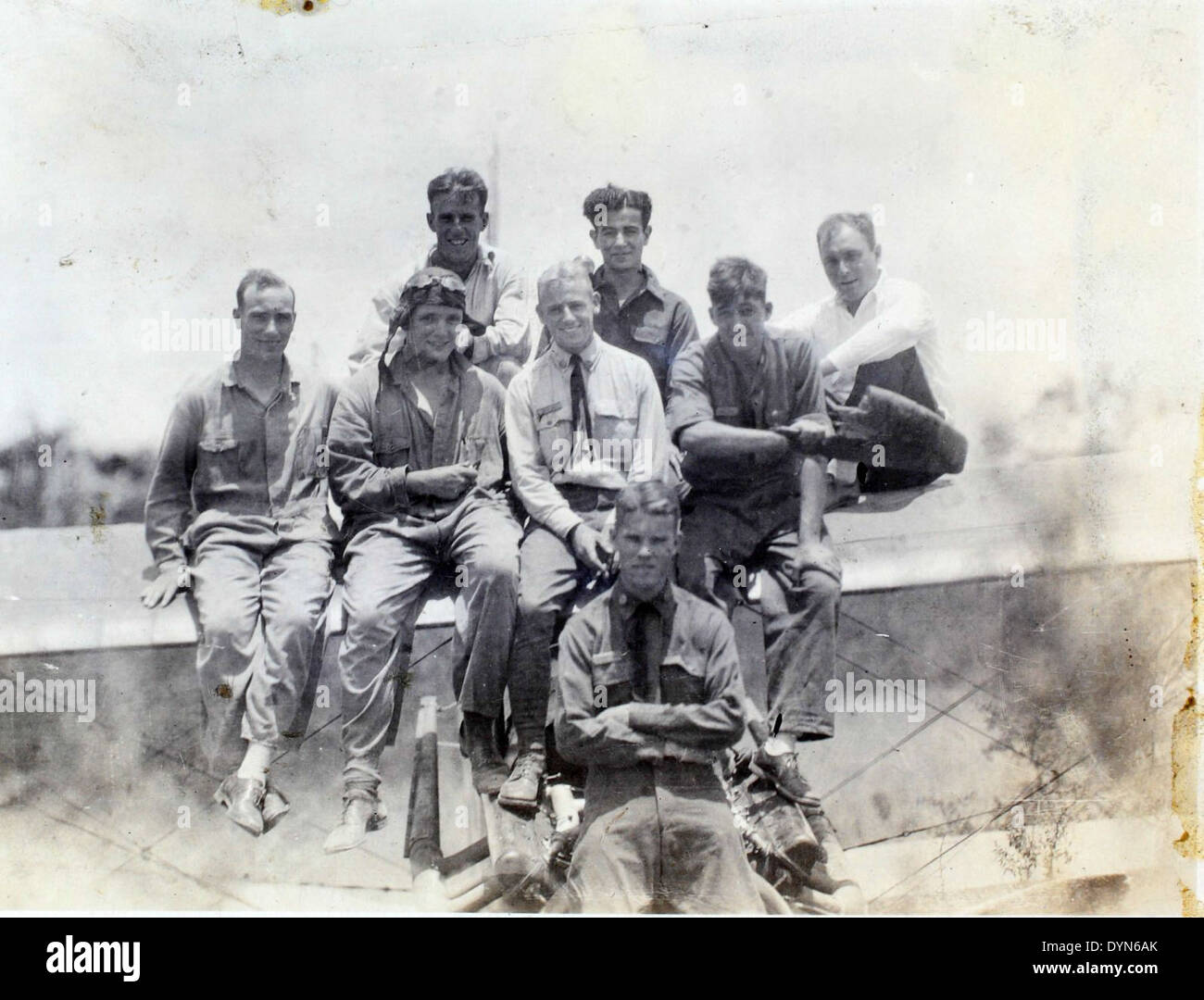 This photo shows the Spirit of St. Louis, Charles Lindbergh's famous ...