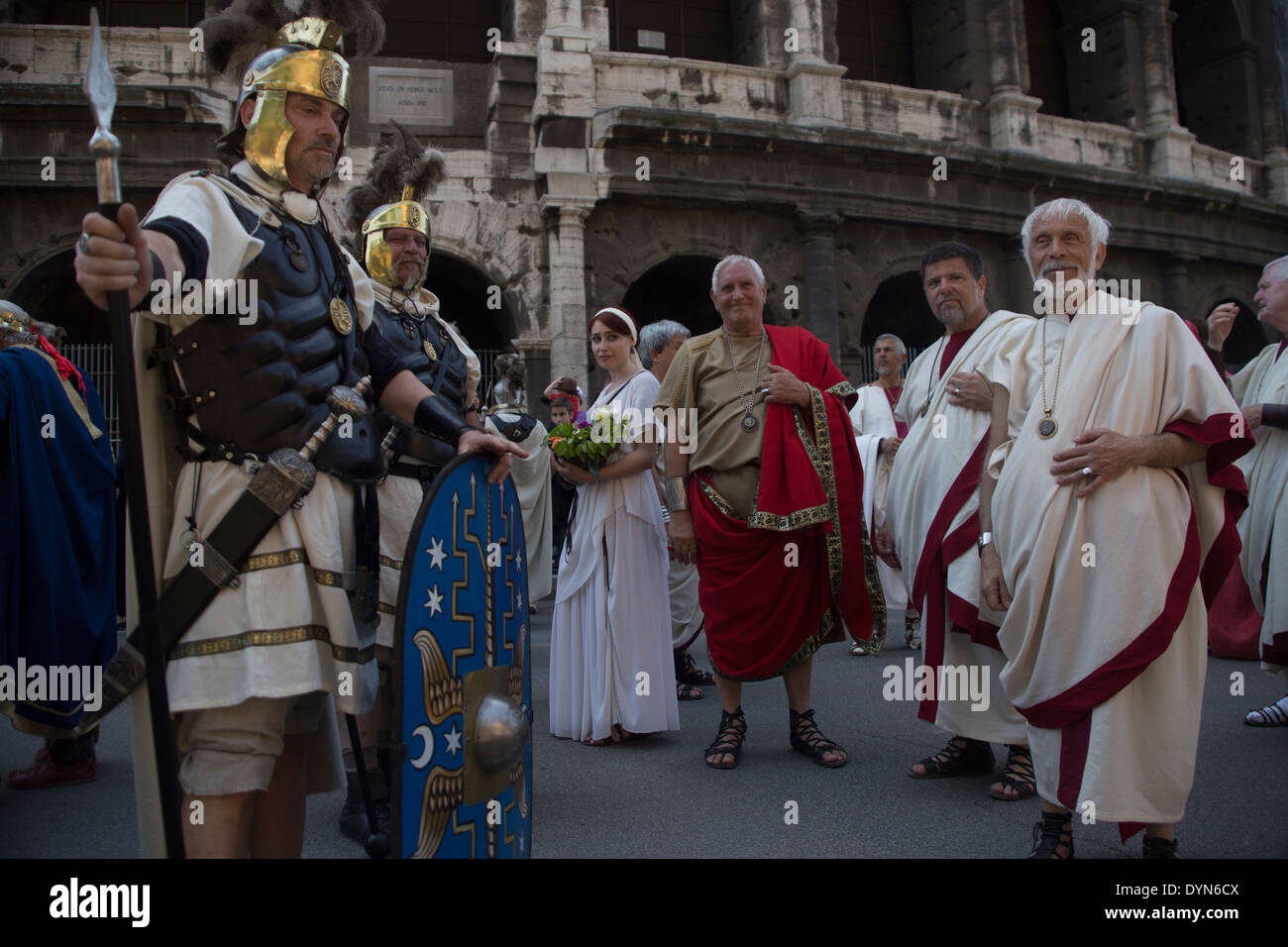 Birthday of Rome - Celebration and pageant Stock Photo - Alamy