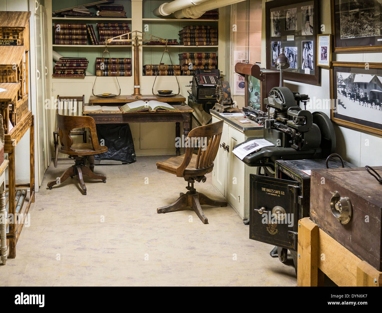 Reconstructed assay office, Ouray County Historical Museum, Ouray ...