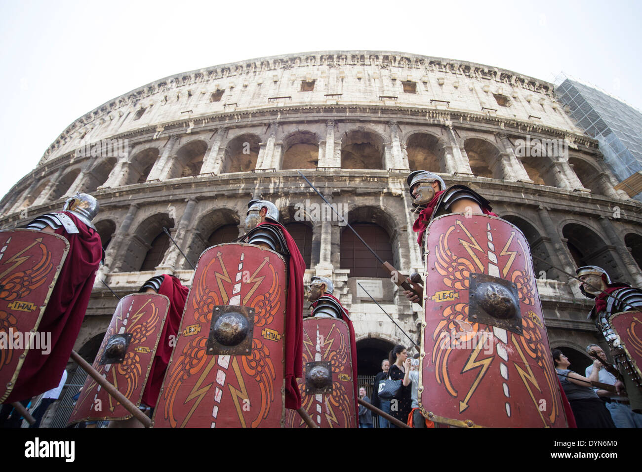 Birthday of Rome - Celebration and pageant Stock Photo - Alamy